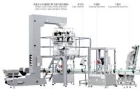 China Food Weighing Filling Packing Machine 1200bph Sealing Capping Printing for sale