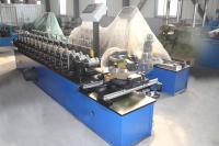 China 50Hz Door Frame Roll Forming Machine 12m/min 2 Leveling Shafts for sale
