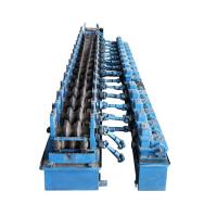 China Red Crash Barrier Roll Forming Machine 15m/min 3T Manual Feeding for sale