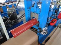 China Half Round Ridge Cap Roll Forming Machine Green 3 Phase 2.5T for sale