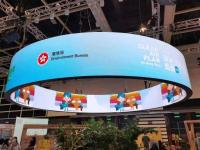 China Lionled P4 Indoor Flexible LED Display Screen with Circular Shape - 4mm Pixel Pitch for Commercial Applications for sale