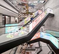 China LionLED P4-8 Indoor Flexible Transparent LED Display for Glass Windows - P4.8mm Pixel Pitch with High Transparency for sale
