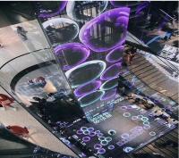 China Lionled P2.6-5.2 Transparent LED Display 1500-6000 cd/m² Brightness for Shop Windows and Advertising for sale