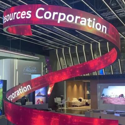 China Lionled P1.25 Indoor Flexible LED Display for Curved Buildings - 1.25mm Pixel Pitch High Resolution for sale