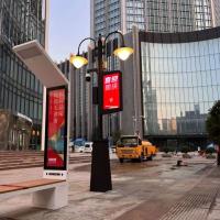 China P2.5 Outdoor Pole LED Display 6000-10000 cd/m² Brightness IP65 Weatherproof for Advertising for sale
