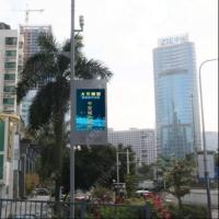 China Lionled P3 Outdoor Pole LED Display 6000-10000 cd/m² Brightness IP65 Waterproof for Advertising Signs for sale