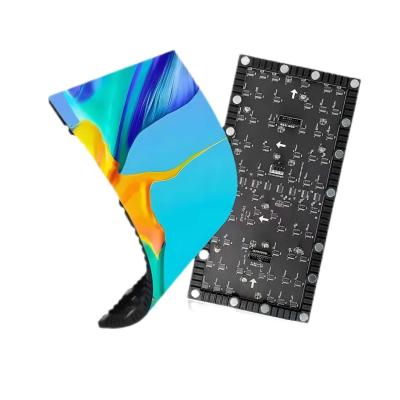 China Lionled P3 Indoor Flexible LED Display Screen with 3mm Pixel Pitch and Curved Installation Capability for sale