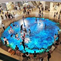 China P3.91 Outdoor Floor LED Display with Iron Panel - 3000 Nits Brightness, IP67 Protection, 100,000 Hours Lifespan for sale