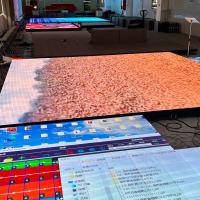 China Lionled GOB P1.95 Indoor Floor LED Display with Die-Casting Aluminum Panel - 128×128 Resolution, 600 Nits Brightness for sale