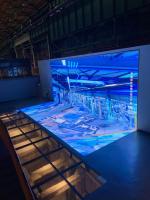 China Lionled P4.68 Indoor Floor LED Display with L-Shape Panel - 1300 Nits Brightness, 100,000 Hours Lifespan for sale