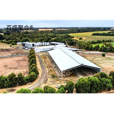 China Metal Building Steel Structure Customized For Cattle Cow Shed / Sheep Shed / Piggy House for sale