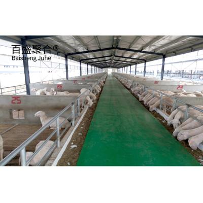China Aluminum Alloy Window Prefab Steel Construction Agricultural Building for Cattle Barn for sale
