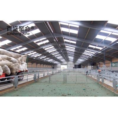 China ISO9001 2008/CE/BV Certified Steel Structure for Fabricated Poultry and Goat Farm for sale
