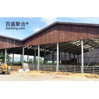 China Steel Grade Prefab Livestock Building for Goat/Sheep/Cow/Cattle Cubicles and Pig Farming for sale
