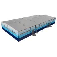 China Low Carbon Steel Q235B/Q345B Building Steel Structure Frame Entrepot Portable Warehouse for sale