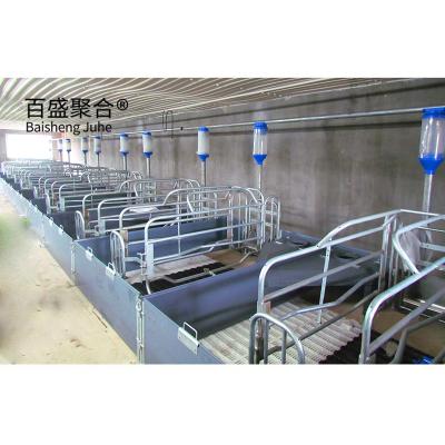 China Roller Door Roofing Wall Detachable Steel Frame Structure Building Piggery House Design for sale