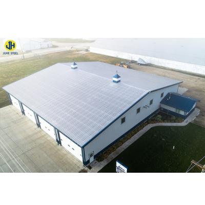 China Industrial Steel Structure Building Workshop with Sliding Door and Low Carbon Steel for sale