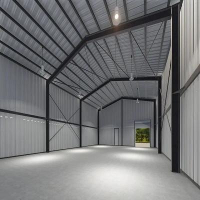 China Prefab Warehouse Steel Structure with Light Steel Frame and Water-proof Performance for sale