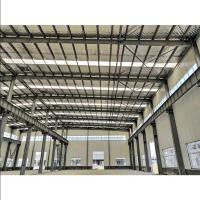 China Prefab Steel Structure Warehouse Workshop Building Construction with 3D Drawing Design for sale