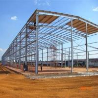 China Corrugated Steel Roofing Prefabricated Sandwich Panel Warehouse for Q235B Q355B Grade for sale