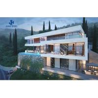 China Sliding Door Prefab Steel Frame Structure House Kits Villa with Aluminum Alloy Window for sale
