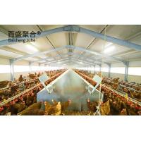 China Hot Dip Galvanised Modern Design Chicken Coop For Poultry Farm House Steel Structure Shed for sale