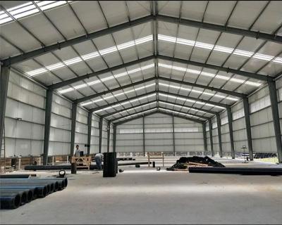 China Steel Workshop 1000 Square Meter Prefabricated Ready Made Warehouse Building for Food for sale