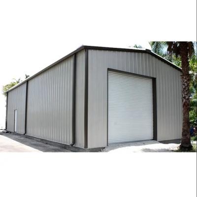 China Steel Structure Warehouse Building Prefab Garages Building Kits with AutoCAD Design for sale