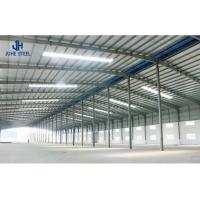 China Prefabricated Light Weight Workshop with Rolling Door and Solid H-shape Steel Beam for sale
