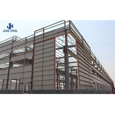 China ISO9001 2008/CE/BV Certified Two Story Prefabricated Steel Structure Office Building for sale