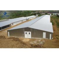 China Roller Door Prefabricated Steel Structure Cow House for Poultry Shed Commercial Shed for sale