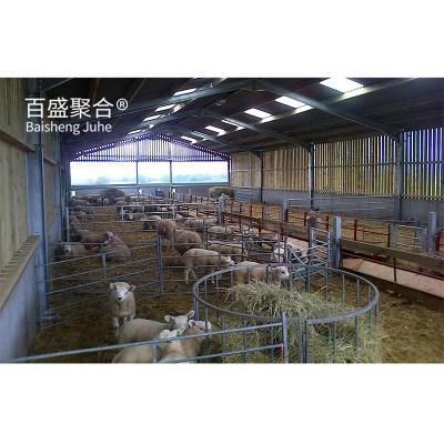 China ASTM Standard Steel Structure Prefab Building for Cow Sheep Cattle House Farm Sheds for sale