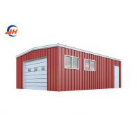 China Single Steel Sheet Roofing Three-car Capacity 24x36 Garage for Small Auto Repair Shop for sale