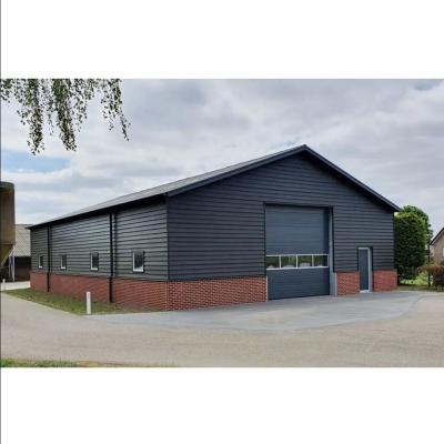 China Client Requirements Met Prefab Workshop Self Storage Metal Building with PVC Window for sale