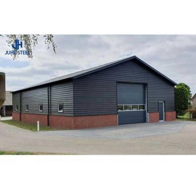 China Metal Farm Shed Steel Structure Prefabricated Sheep House with PKPM Drawing Design for sale