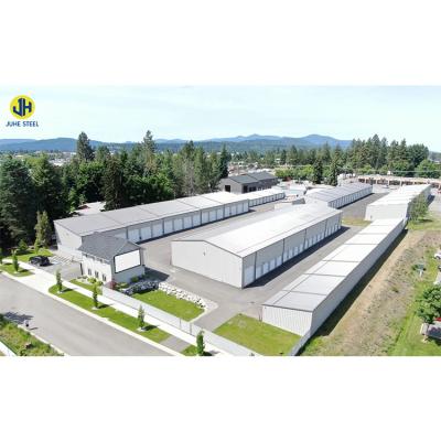China Commercial Office Building Metal Steel Structure Workshop with Sandwich Panel Roofing for sale