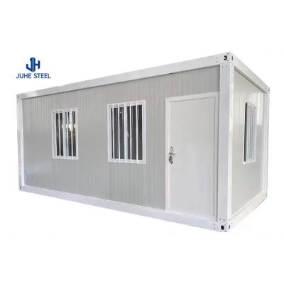 China Prefabricated Container Homes with Steel Chasis 18mm MGO board 15mm Vinyl flooring for sale