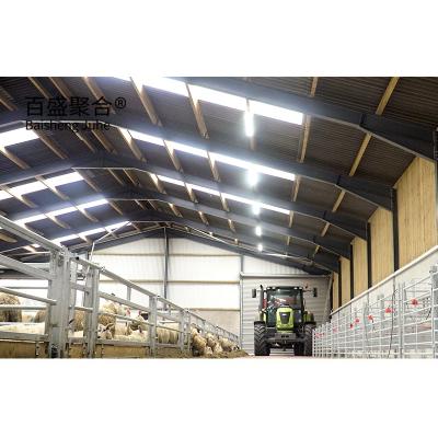 China Affordable Prefab Metal Building Sheep Goat Farm Shed House with PKPM Drawing Design for sale