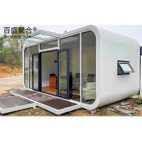 China Custom 20ft 40ft Apple Cabin Prefab Mobile Capsule House Container Houses for Russia for sale