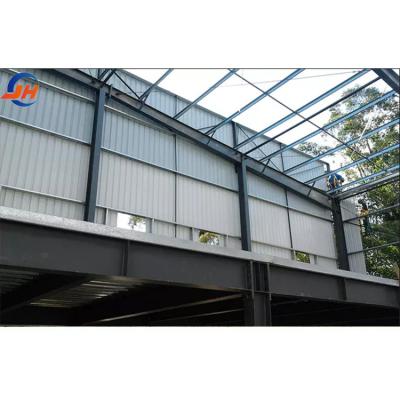 China Light Steel Structure Frame Customized Prefabricated Building Workshop Q355B with Bending for sale