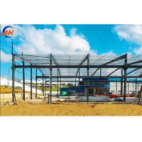China Q235/Q345B Grade Steel Frame Construction Prefabricated Warehouse with AiSi Standard for sale