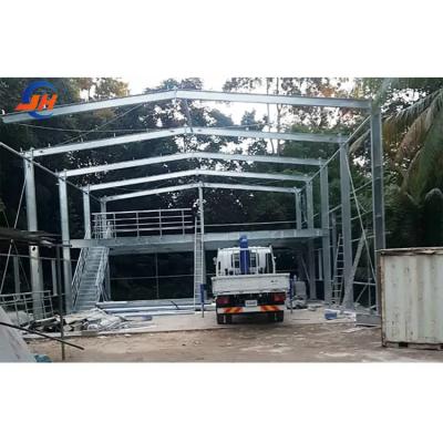 China Q235B/Q345B Low Carbon Steel Prefab Steel Structure Building for Farm Shed Warehouses for sale