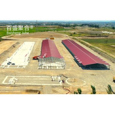 China ±1% Tolerance Fast Build Steel Structure Chicken Coop House for Prefab Poultry Farm for sale