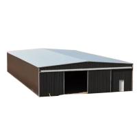 China Low Carbon Steel Q235B/Q345B Standard AiSi Steel Frame Structure Warehouse Drawings Plans for sale