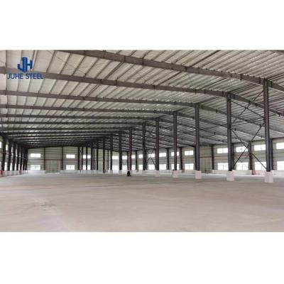 China Q235 Q355B Grade Steel Garage Metal Frame Warehouse with C.Z Shape Steel Channel Purlin for sale