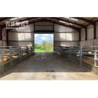 China Sandwich Panel Roofing Steel Structure Livestock Barns Shed House for Goat / Sheep for sale