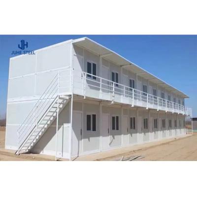 China Double Wing Folding House with Modern Design Style and 50/75mm EPS Sandwich Panel Wall for sale