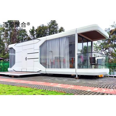 China Landscape Decoration Space Capsule House with Smart Voice Control and Container Houses for sale