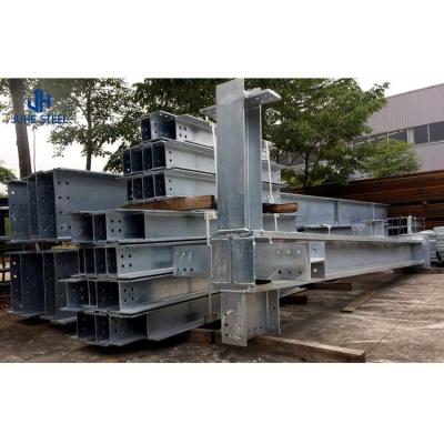 China Low Carbon Steel Q235 Q345 Galvanized Steel Warehouse Workshop Hangar Garage Structure for sale