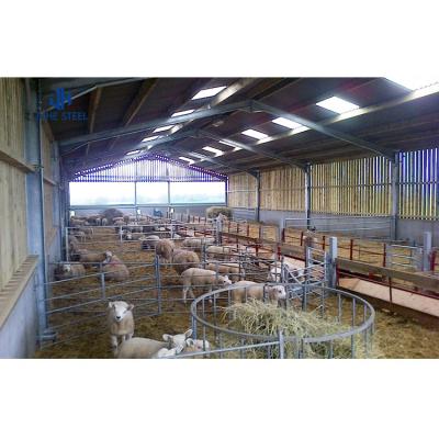 China Custom Colors Steel Structure Poultry Framing For Your Farm With Water And Food Lines for sale